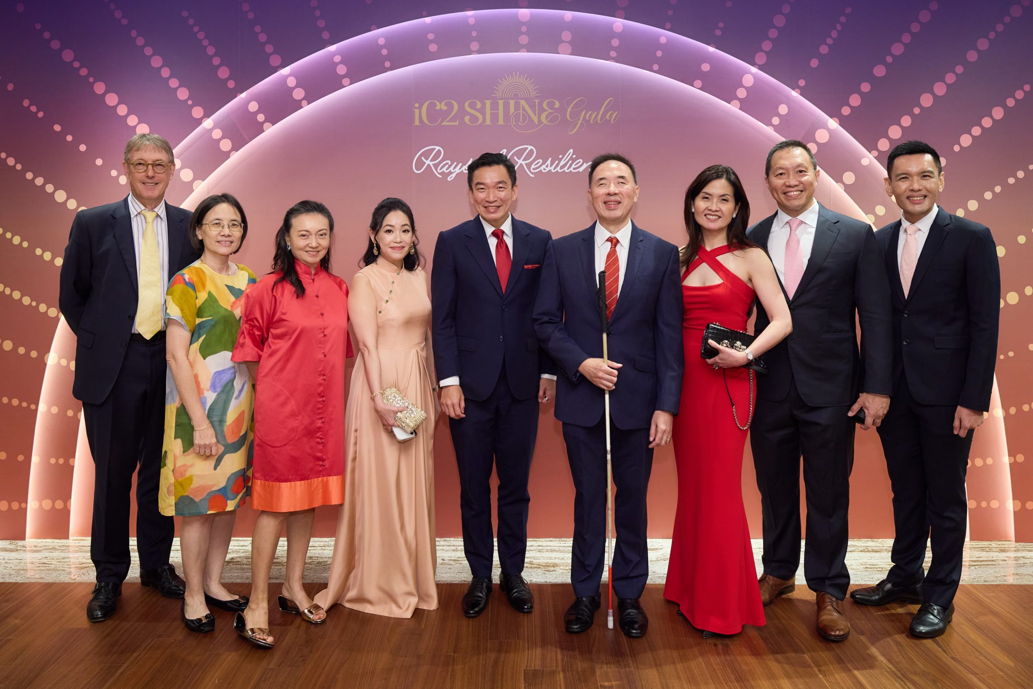 A group photo: Mr Nicholas Winsor, Ms Lee Lay Hong, Ms Goh Shuet-Li, Ms ...